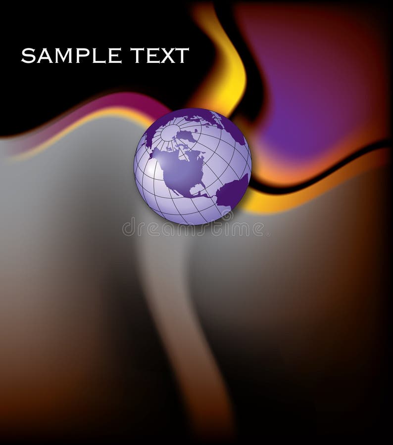 Global Background stock vector. Illustration of earth - 13879875