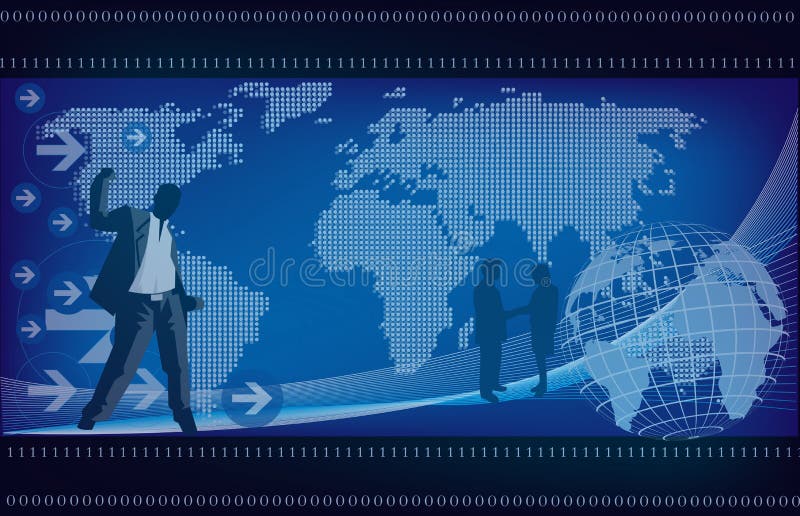 Global design background stock vector. Illustration of futuristic - 6137378