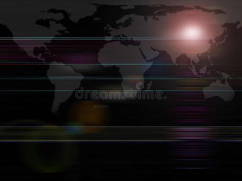 Global Background Series- World Map Stock Illustration - Illustration ...