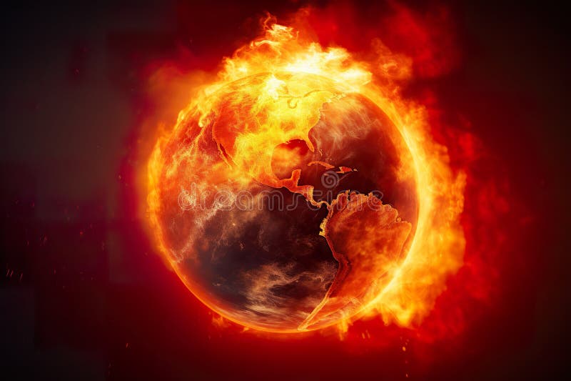 Global Boiling Concept. Generative AI Stock Illustration - Illustration ...