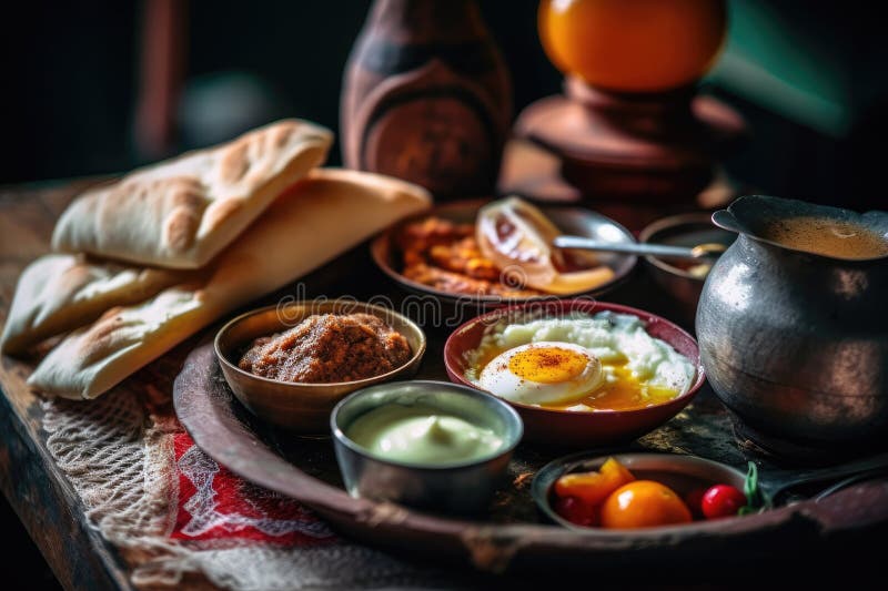 Global Breakfast Delights stock illustration. Illustration of ...