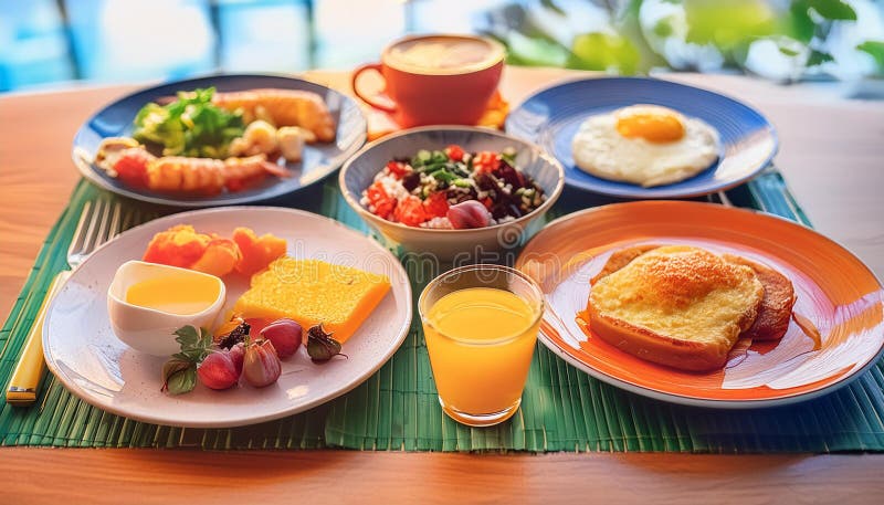 Global Breakfast Plates- Illustrate Breakfast Plates from Different ...