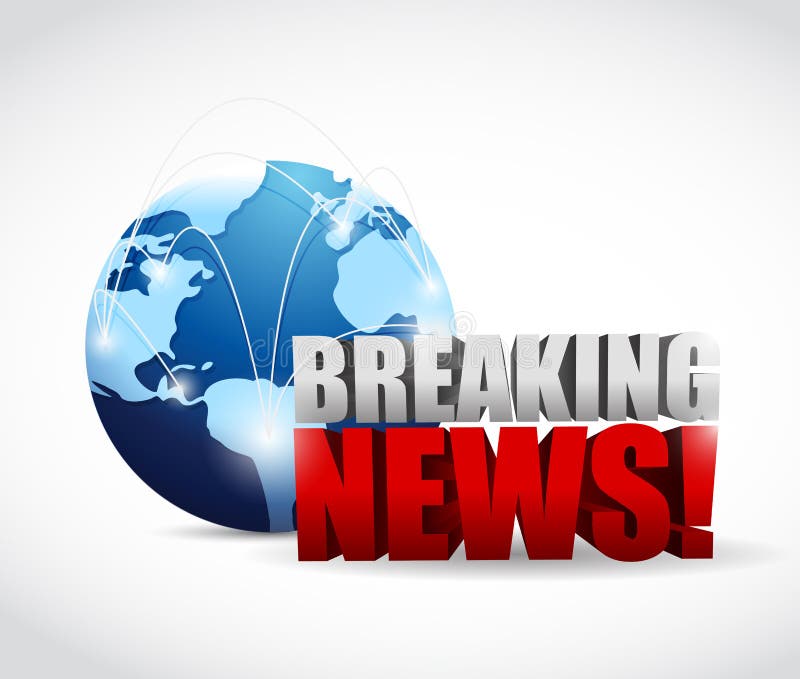 Breaking News Flash White Background Stock Illustrations – 689 Breaking ...
