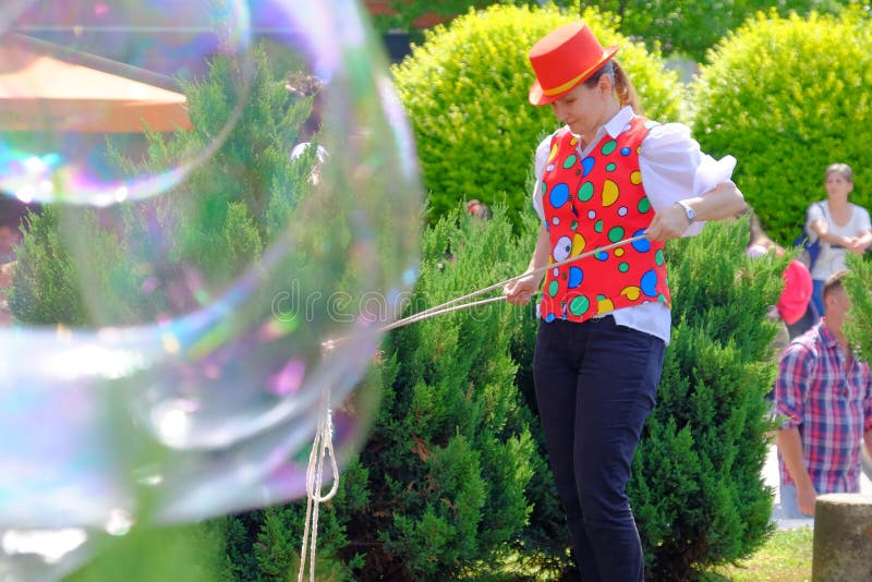 Global Bubble Parade editorial photo. Image of young - 116006521