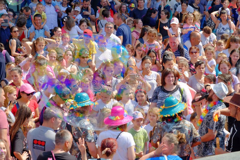 The Bubble Parade 2015 editorial photography. Image of circle - 54806712