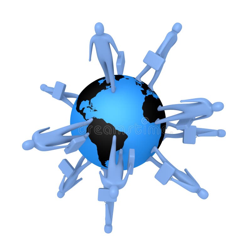 World phone connection stock illustration. Illustration of cooperation ...