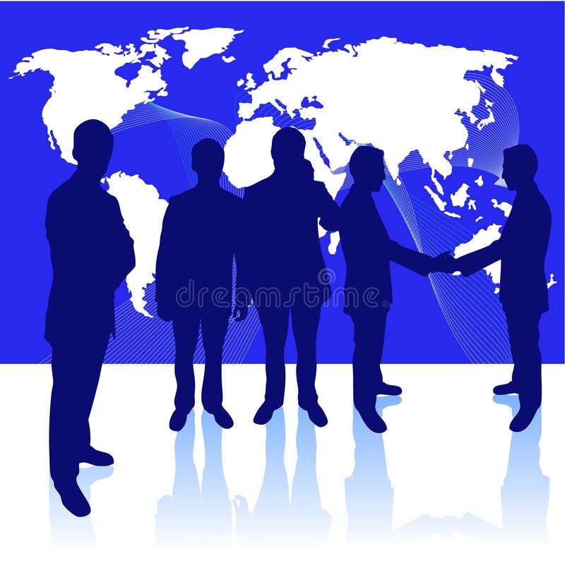 Global business team stock illustration. Illustration of exec - 635952