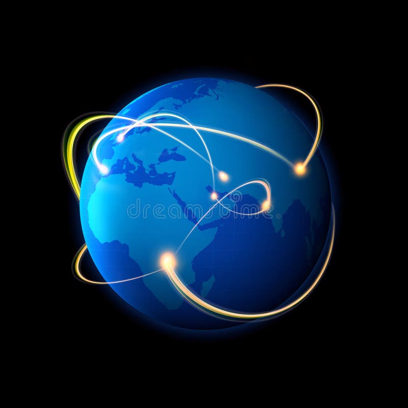 Interconnected Globe Stock Illustrations – 10,934 Interconnected Globe ...