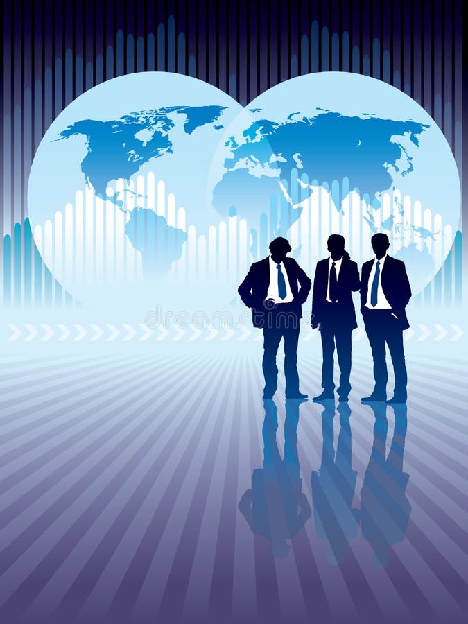 Multinational Corporations Rule The World Stock Illustration ...