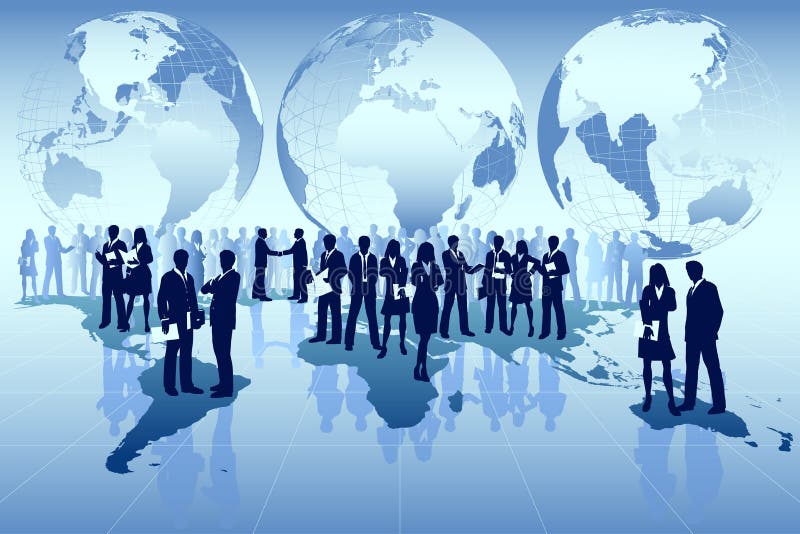 Global Business stock illustration. Illustration of partnership - 9017354