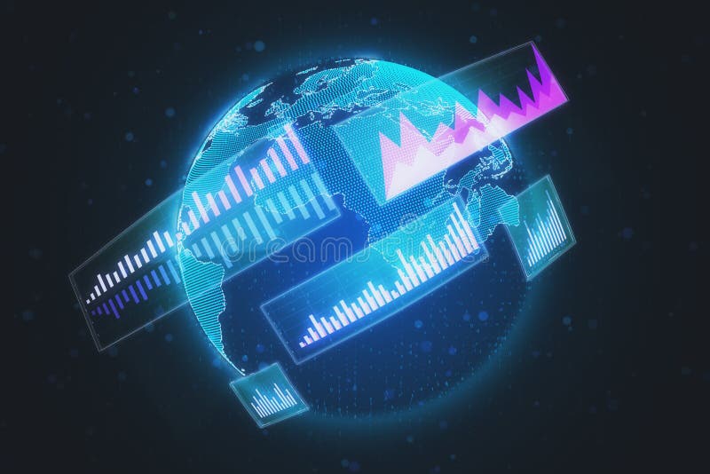 Global Business and Analytics Concept Stock Illustration - Illustration ...
