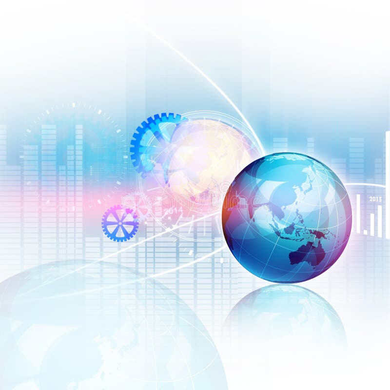 Global business background stock vector. Illustration of graph - 10796445