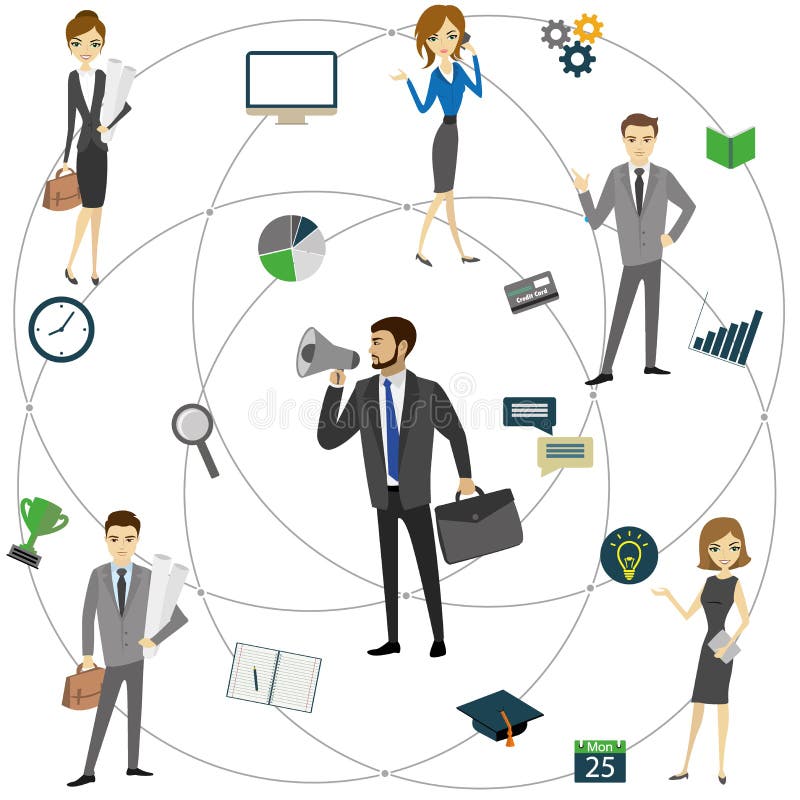 Global Business, Concept Vector. Stock Vector - Illustration of ...