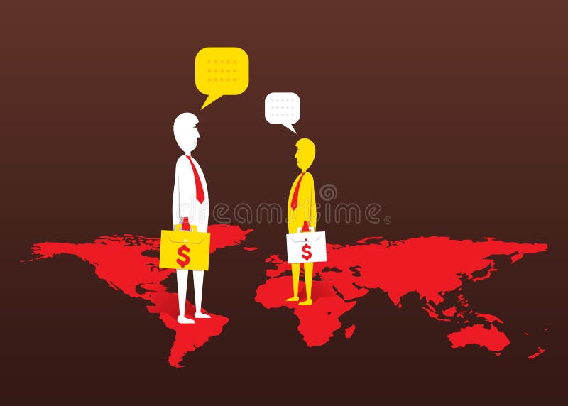 Global Business Deal Concept Design Stock Vector - Illustration of ...