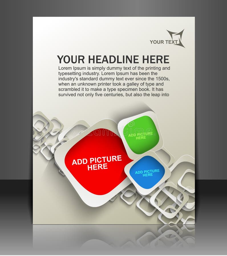 Global Business Flyer stock vector. Illustration of layout - 42574847