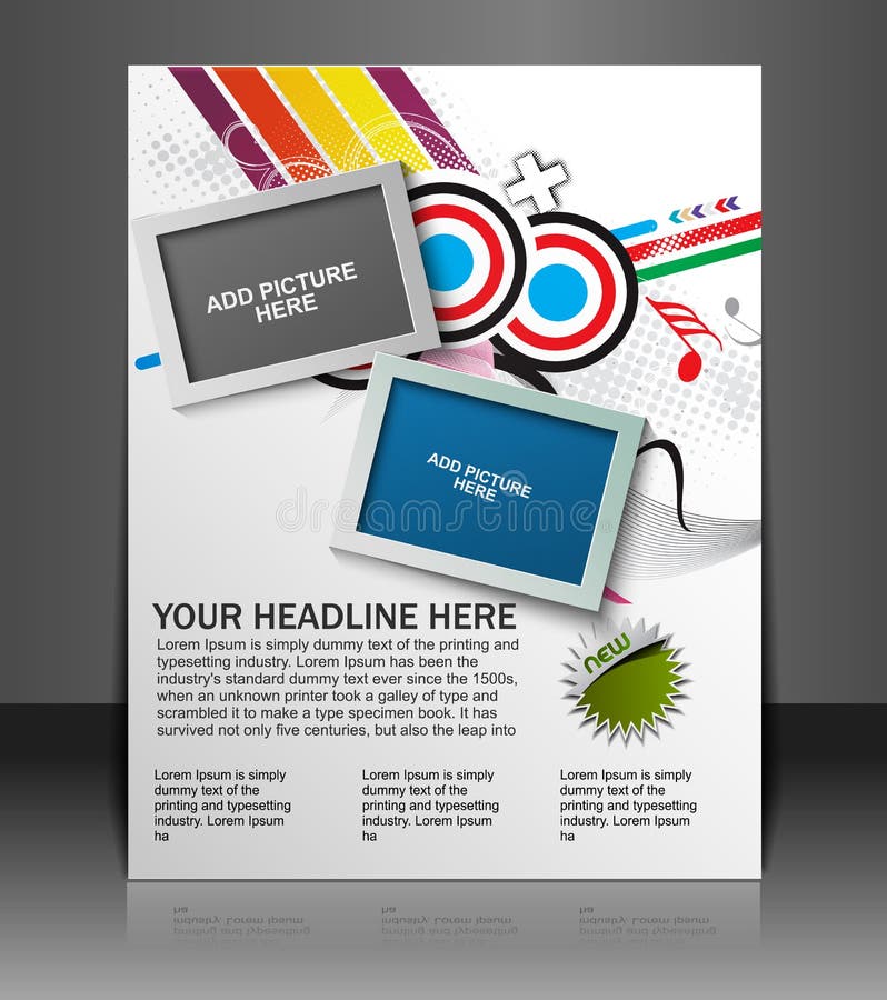 Global Business Flyer stock vector. Illustration of card - 39123497