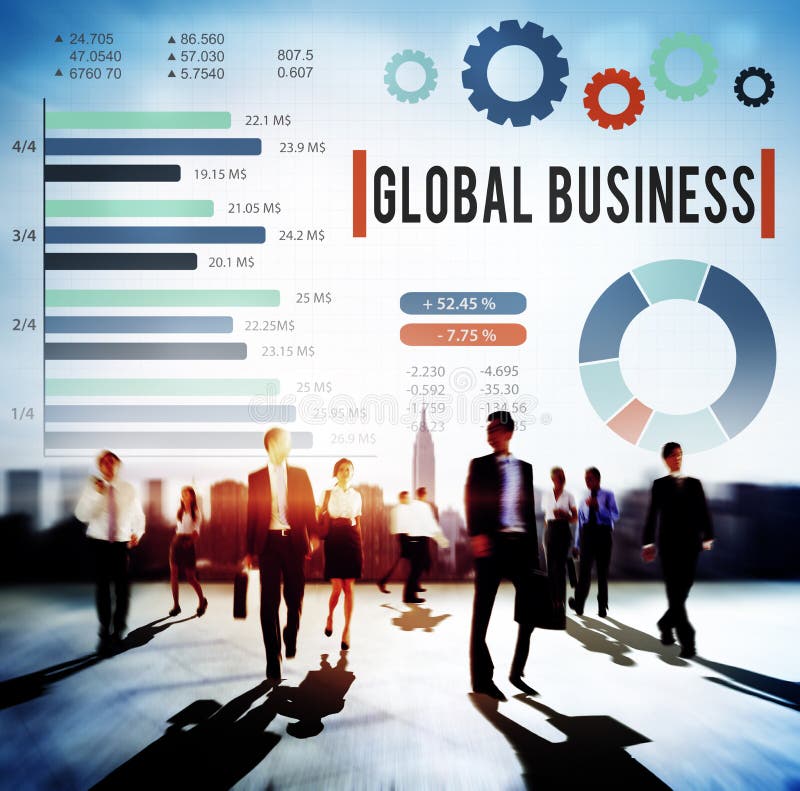 Global Business Growth Corporate Development Concept Stock Image ...