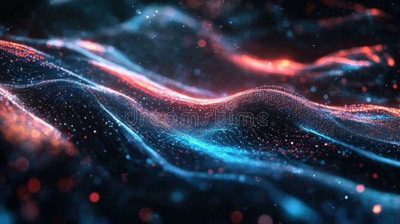 Global Business Interconnectedness Represented with Futuristic Tech ...