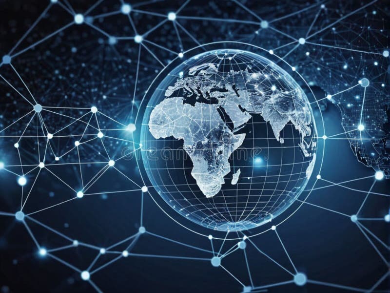 Global Business Internet Network Connection Global Network Technology