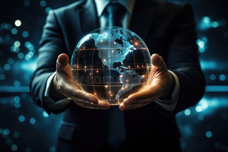 Global Business Internet Network Connection Iot Internet of Things ...