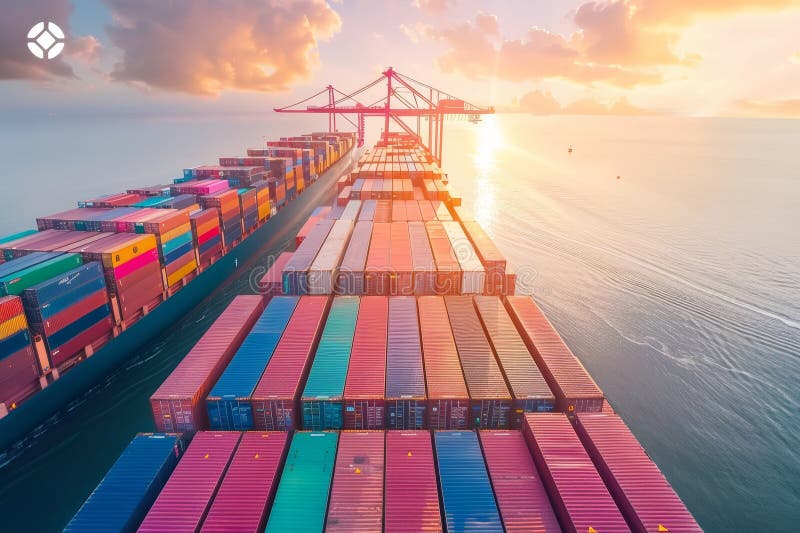 Global Business Logistics Import Export and Cargo Freight Ship ...