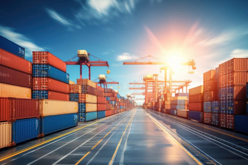 Global Business Logistics Import Export and Container Cargo Freight ...