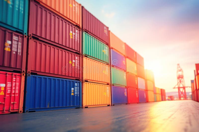 Global Business Logistics Import Export and Container Cargo Freight ...