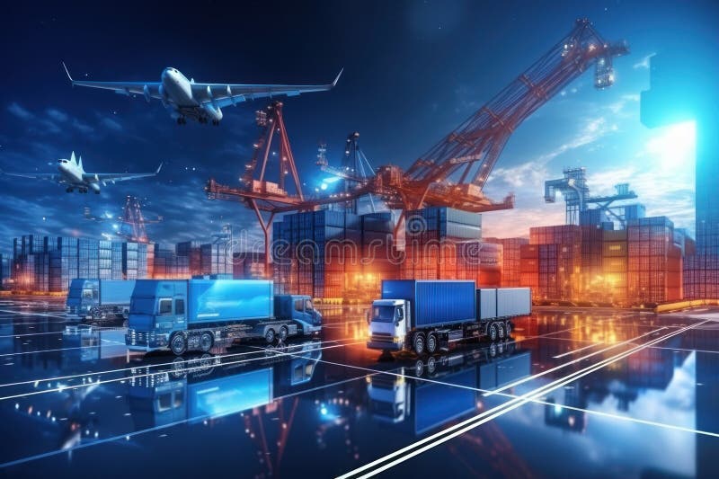 Global Business Logistics Import Export and Container Cargo Freight ...