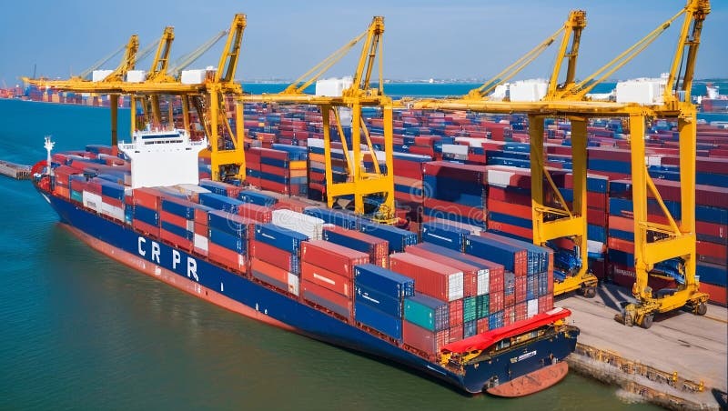 Global Business Logistics Import Export of Containers Cargo Freight ...