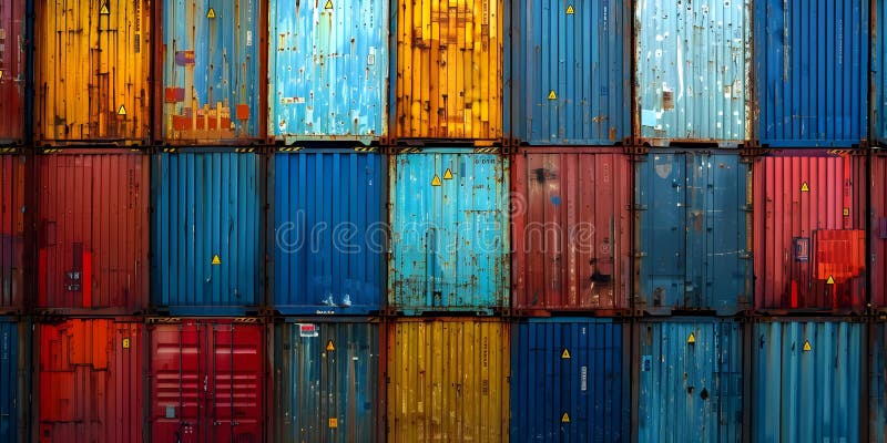 Global Business Logistics and Import Export Operations Symbolized by ...