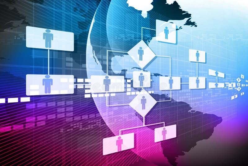 Global business network stock illustration. Illustration of business ...