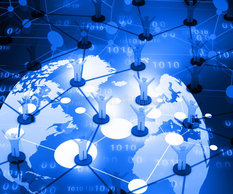 Global business network stock image. Image of abstract - 50592559