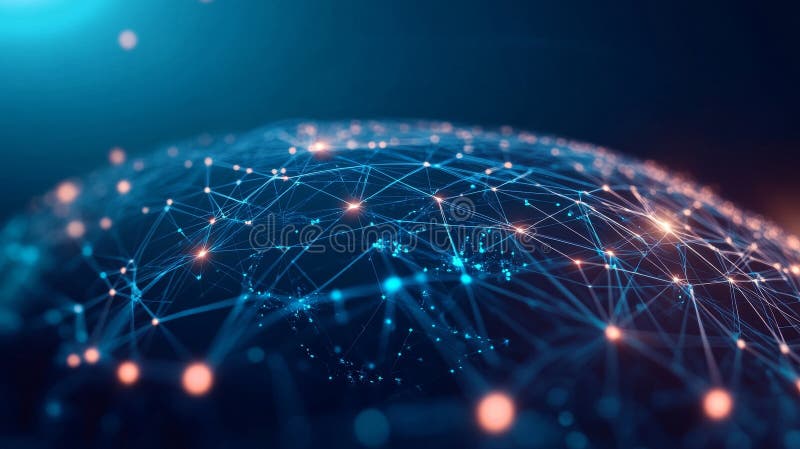 Global Business Structure of Networking Stock Photo - Image of ...