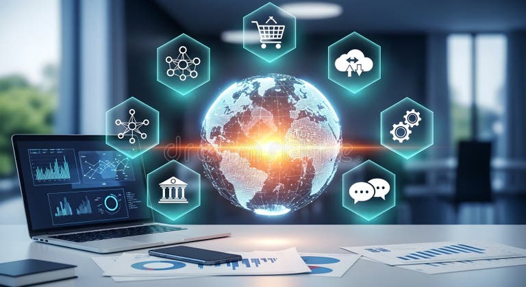 E Commerce Cloud Computing Stock Illustrations – 2,606 E Commerce Cloud ...