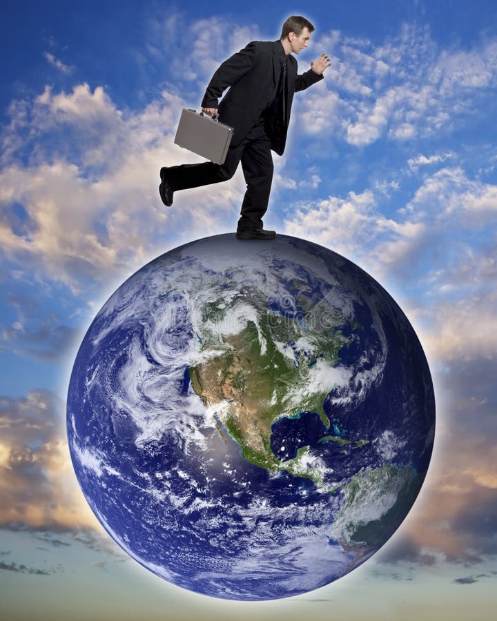 Global Businessman World Domination Stock Photo - Image of confident ...