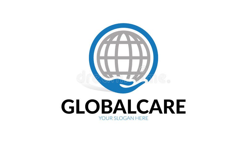 Global care Logo stock illustration. Illustration of hand - 98215401