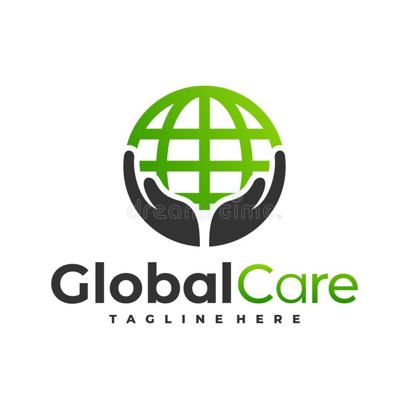 Global Care Logo with Bold Concept Stock Vector - Illustration of ...