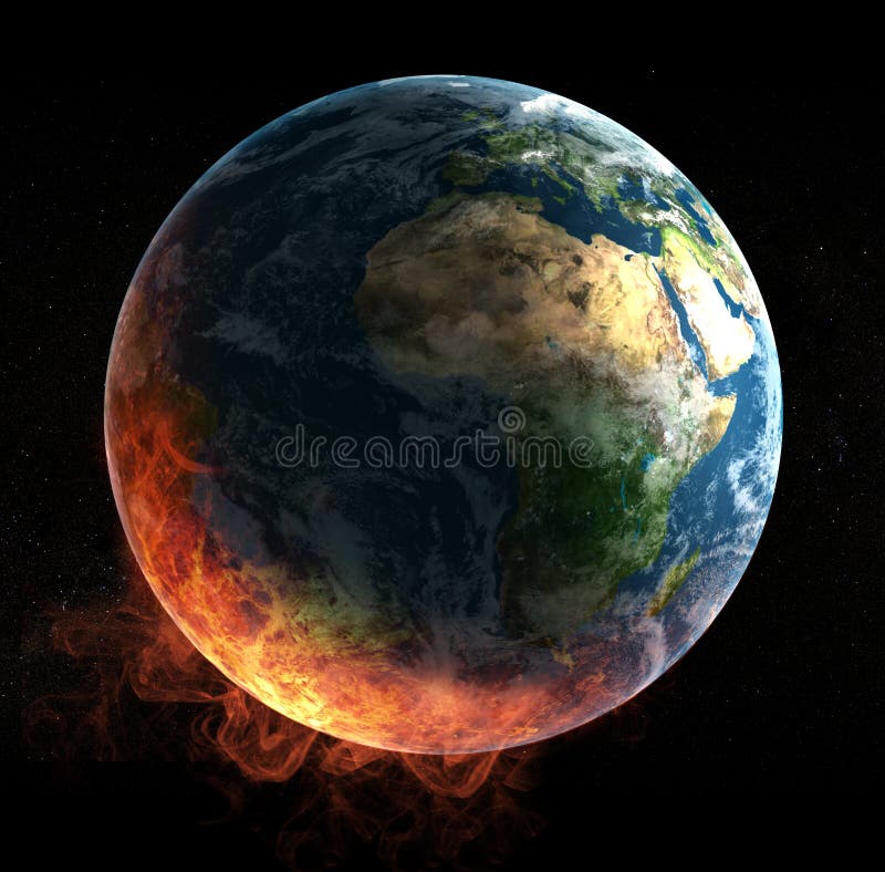 Global catastrophy stock illustration. Illustration of heat - 22278165