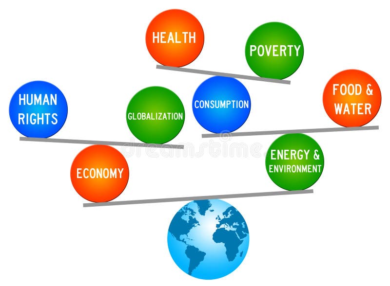 Global challenges stock illustration. Illustration of challenges - 36278707