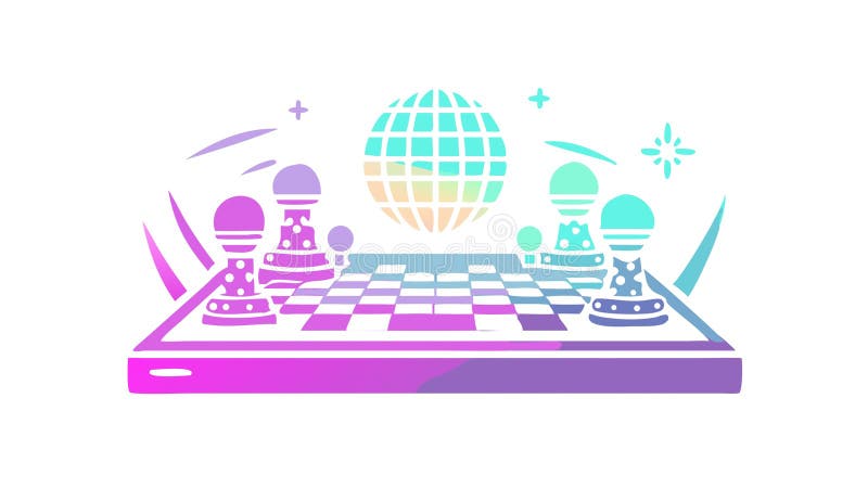 Global Chessboard Strategy World Domination, Vector Design Generative ...