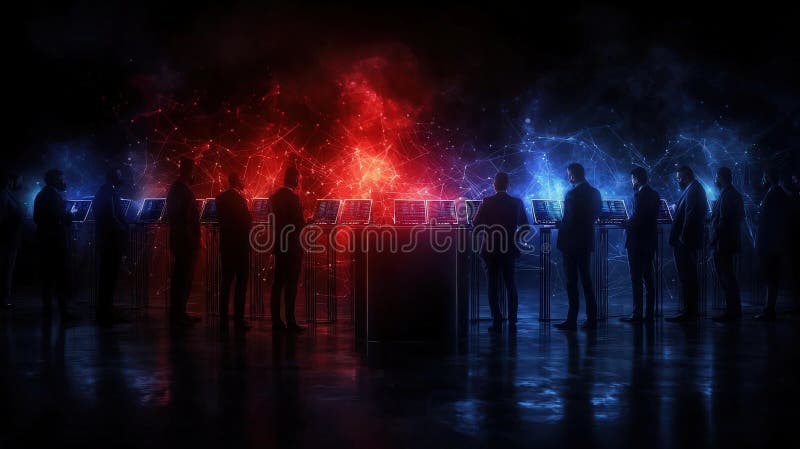 Global Citizens Voting on Digital Platform for Approval Virtual Space ...