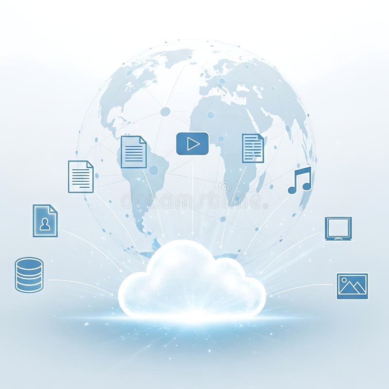 Cloud Data Technology Abstract Concept Stock Illustrations – 130,387 ...