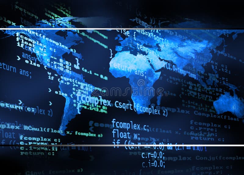 Global code background stock illustration. Illustration of graphics ...