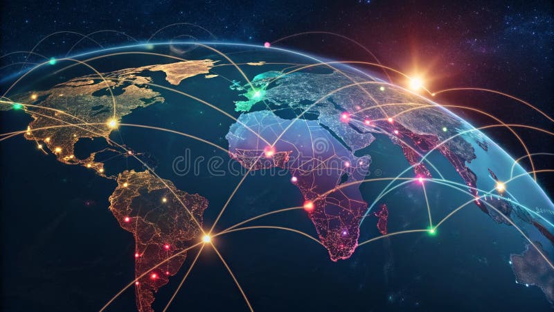 Global Collective Consciousness Concept, Exploding Mind with Planet ...