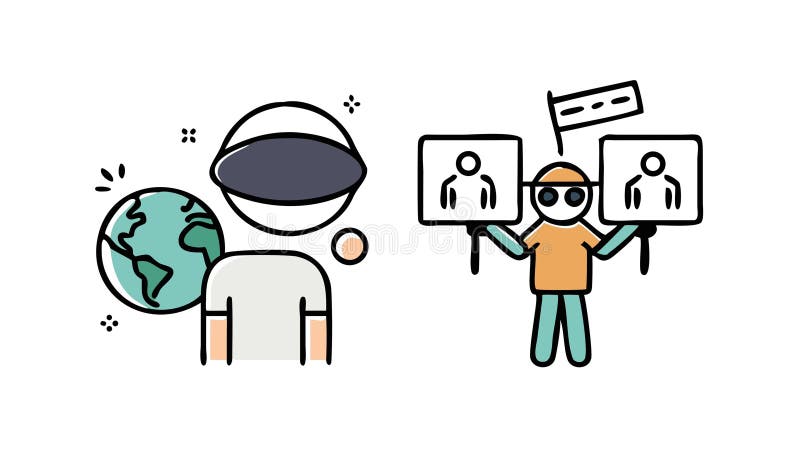 Global Communication, Diverse Interaction Vector, Vector Design ...