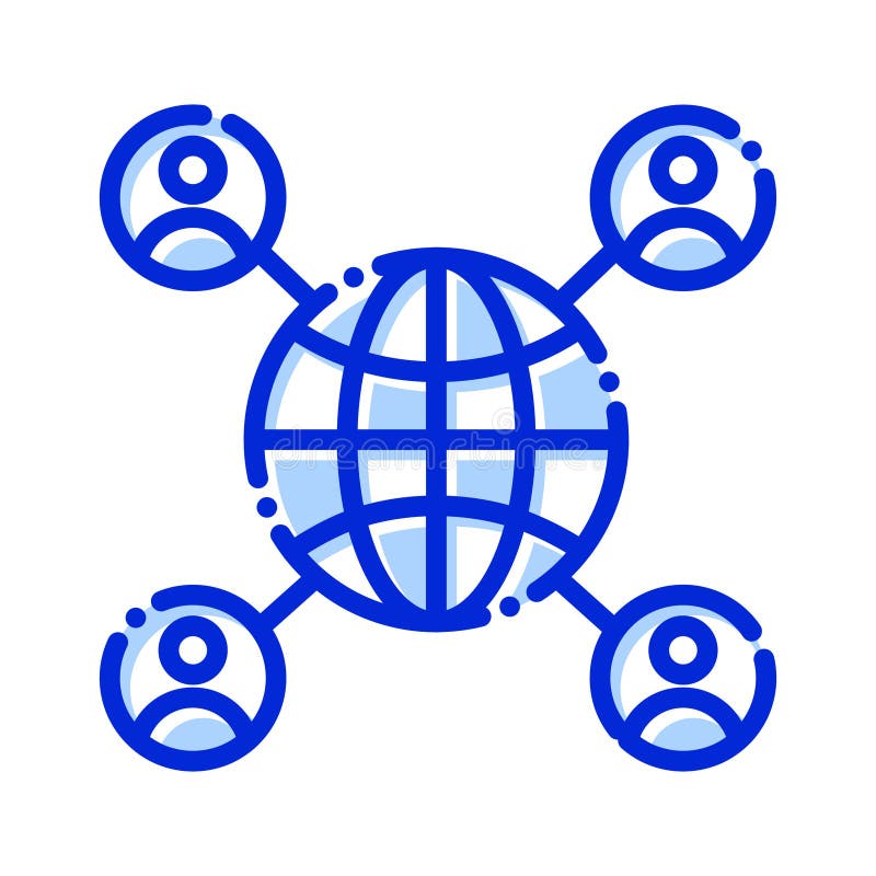 Global users stock illustration. Illustration of concept - 18340115