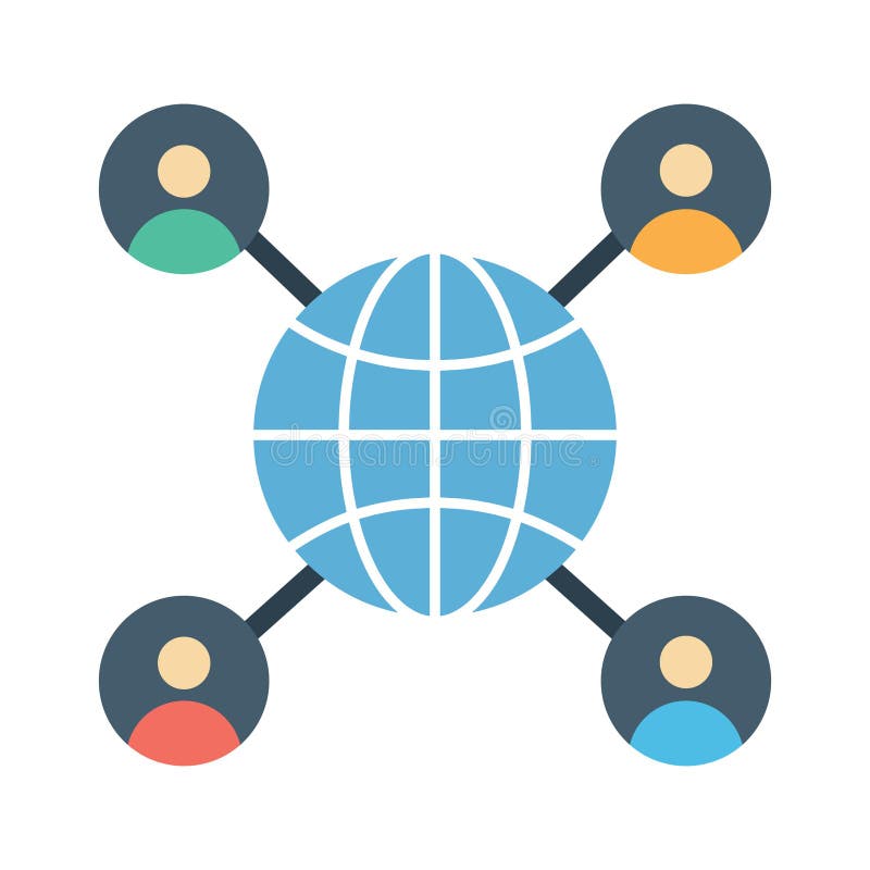 Global users stock illustration. Illustration of concept - 18340115