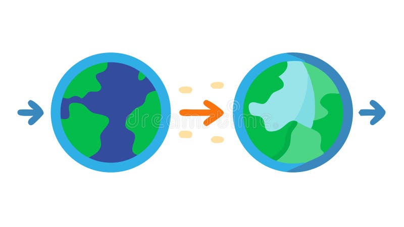 Global Communication, International Data Exchange. Vector Design ...