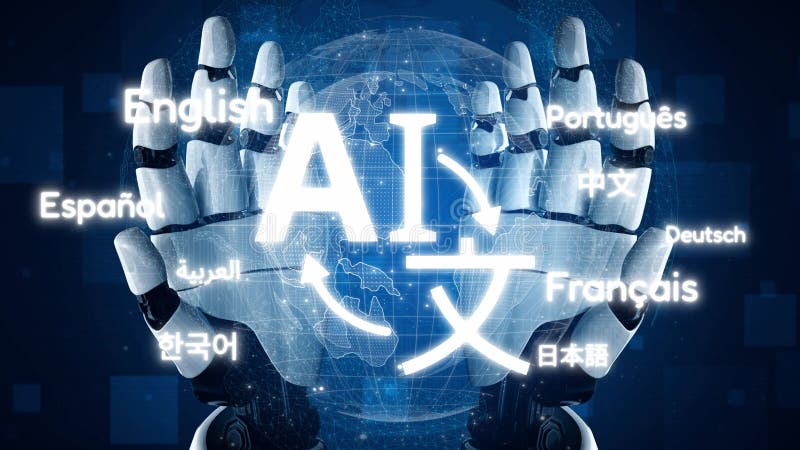 Global Communication Via Multilingual Software Platforms Muxer Stock ...