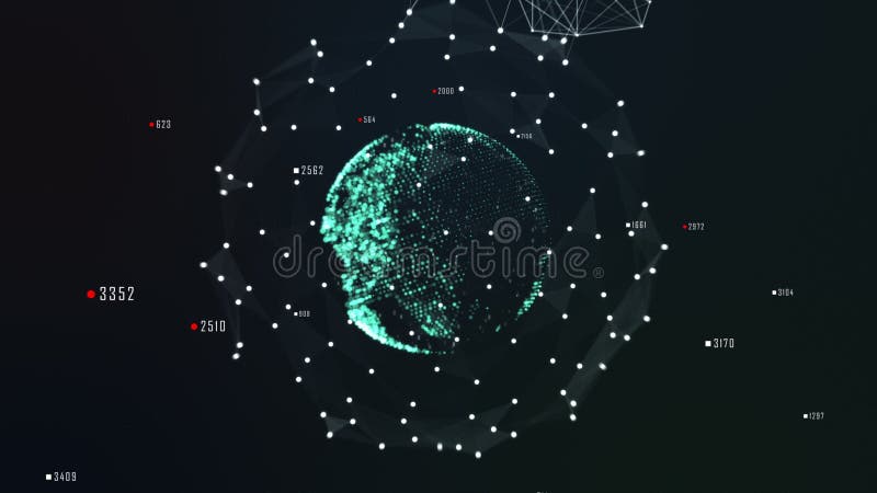 Global Communication Network Concept. Planet Earth in Cyberspace ...